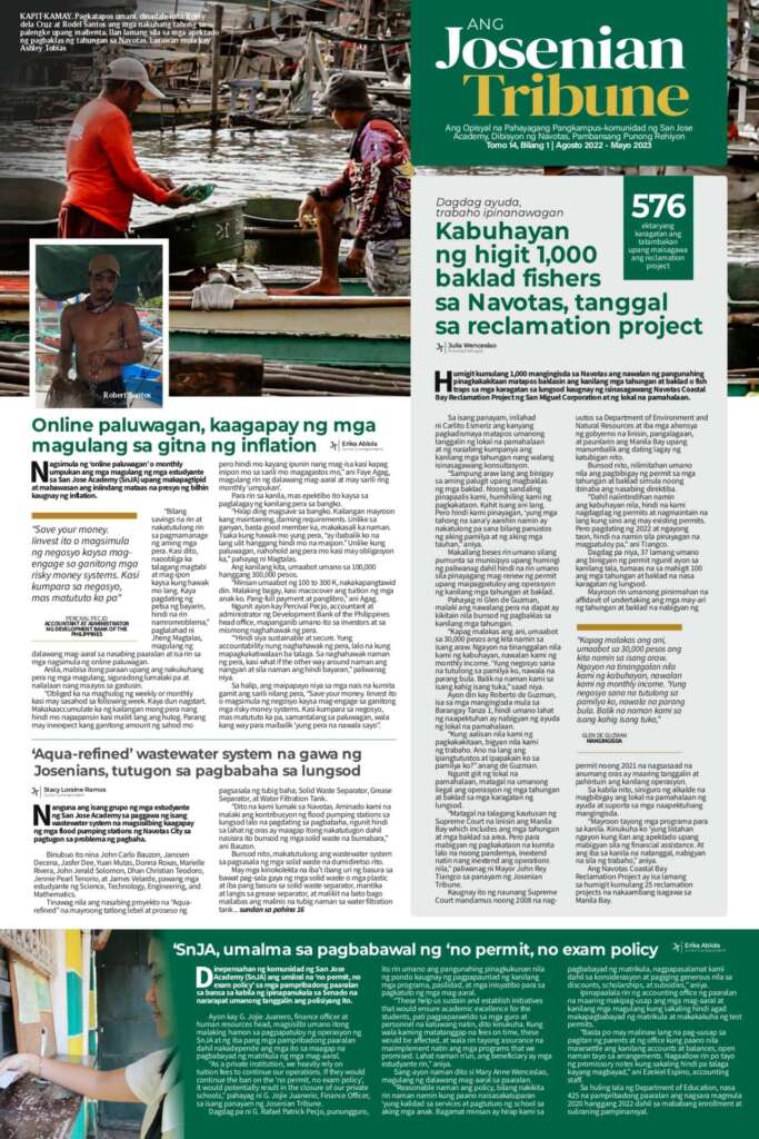 San Jose Academy - Ang Josenian Tribune SY 2022-2023 (Secondary) - San ...